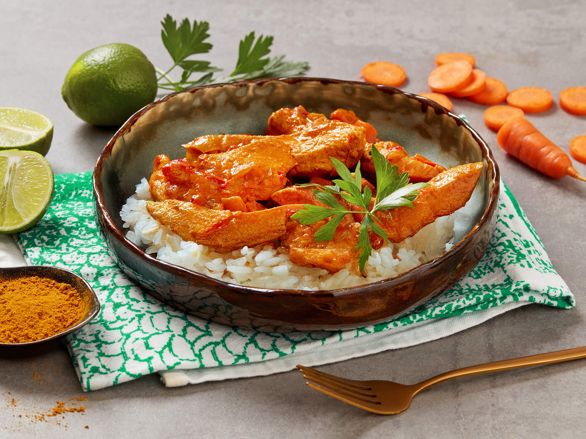 Curry de pui cu orez – FoodNation - Mancare proaspat gatita la oala